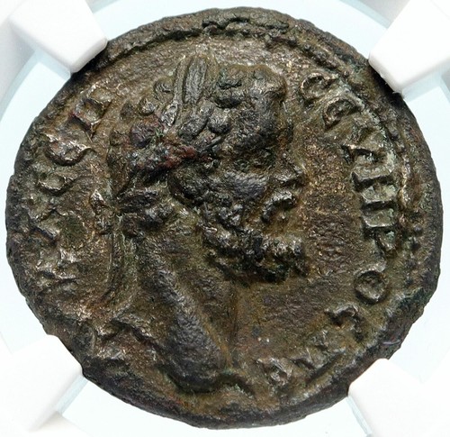 SEPTIMIUS SEVERUS Genuine Ancient Perinthus Thrace Roman Coin HERMES ...