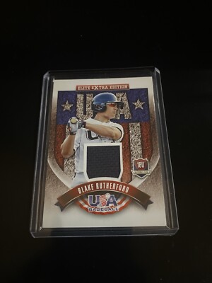 Blake Rutherford 2015 Panini Elite Extra Edition USA Baseball Jersey ...
