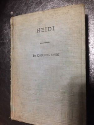 Heidi by Johanna Spyri Goldsmith Publishing New York VINTAGE Hardcover ...