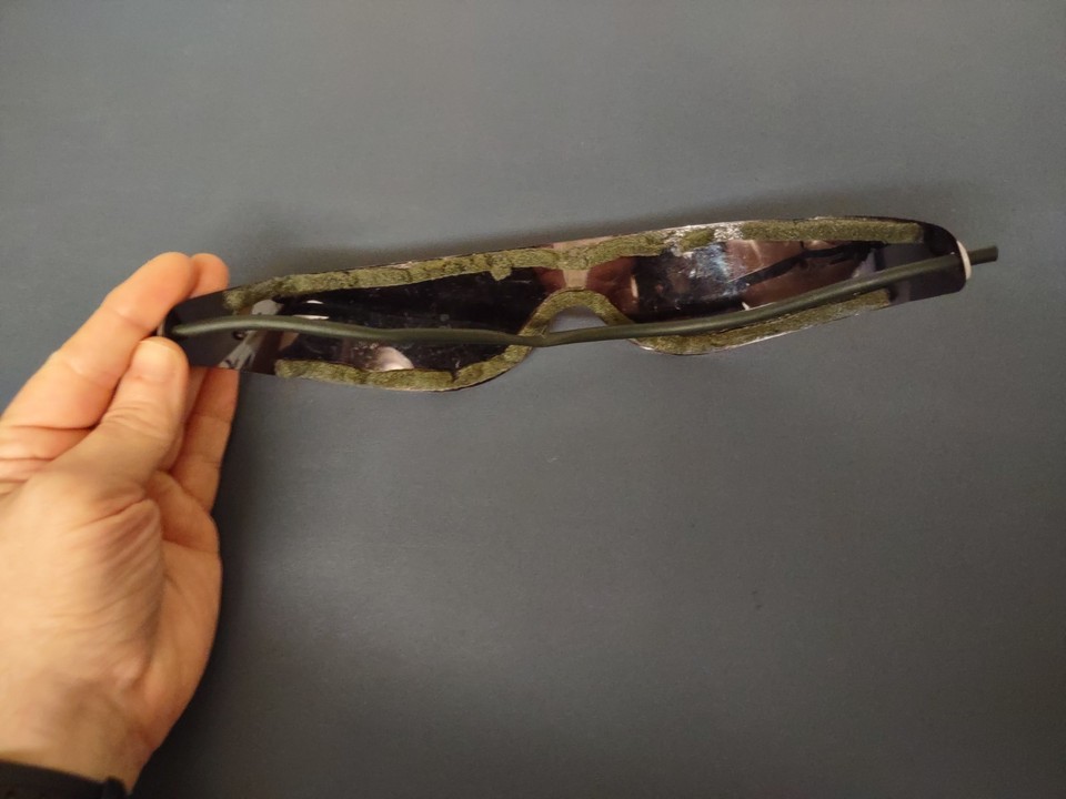 Bret "Hitman" Hart Pink Wrap-Around Sunglasses WWF Original Shades ...