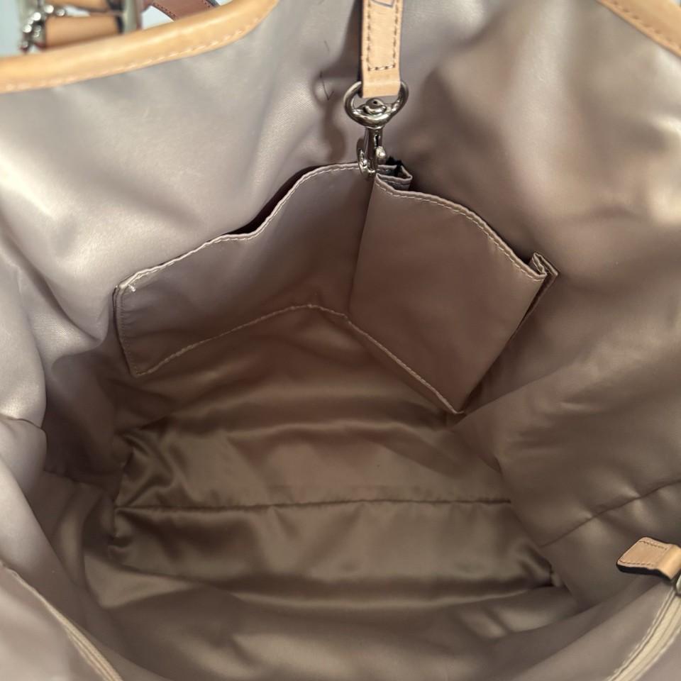 Coach Park Tote Bag Smooth Leather Coral Blue White F23683 Color Block ...