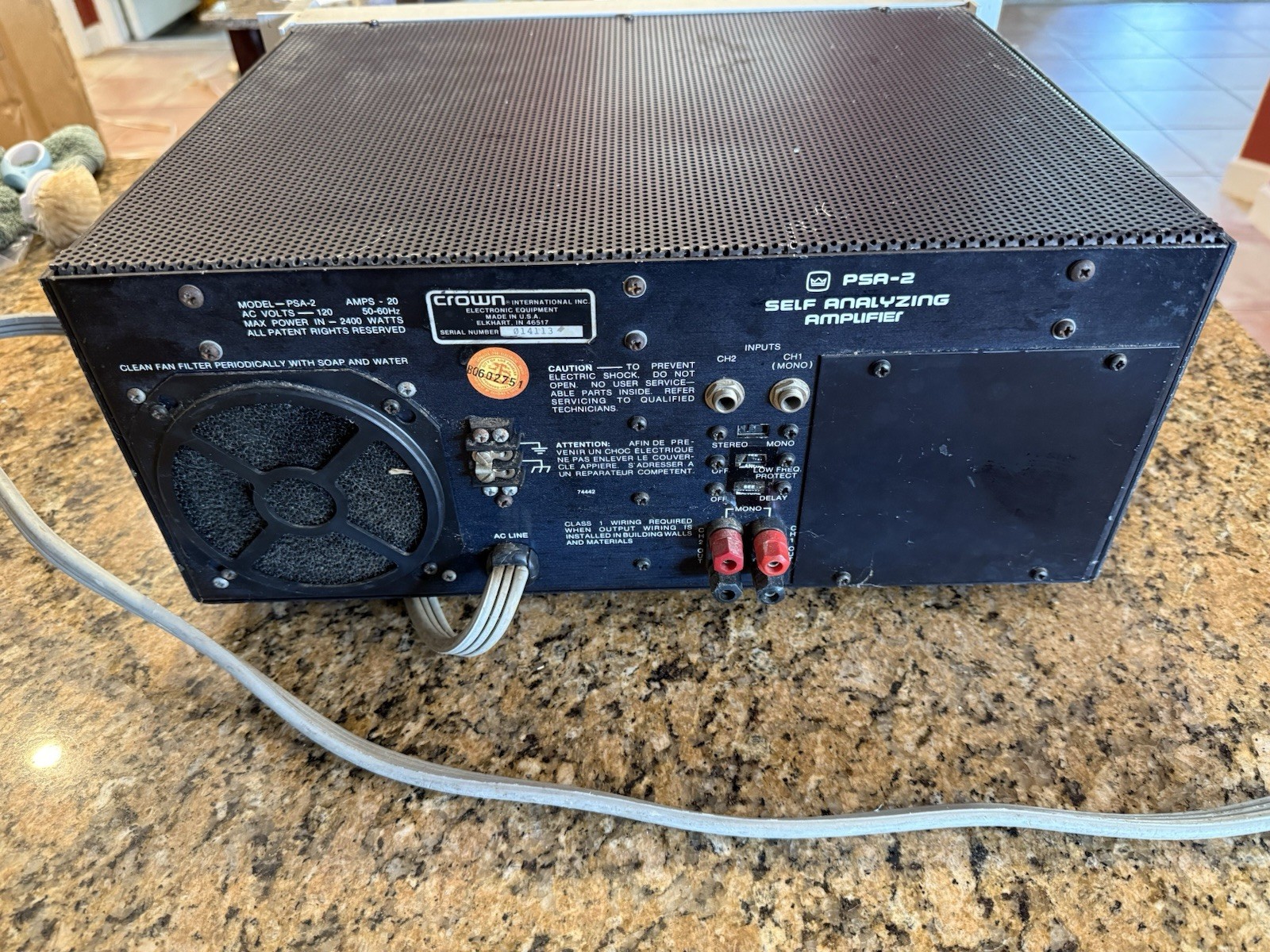 Vintage CROWN PSA-2 Self Analyzing Amplifier | eBay