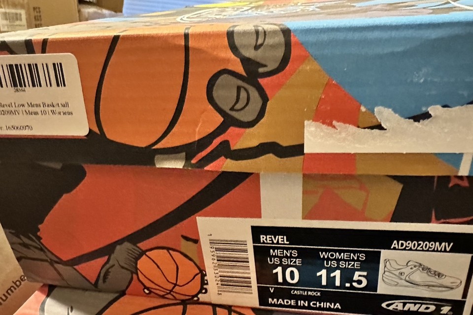 AND1 Revel Low Basketball Shoes AD90209MV, Size 10 Men’s, 11.5 Women ...