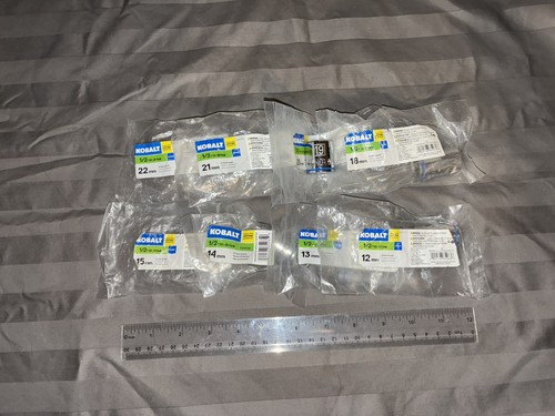 Kobalt Shallow Socket Set 9 Pc 1/2 Drive 6 Point 12 MM To 22 MM | eBay