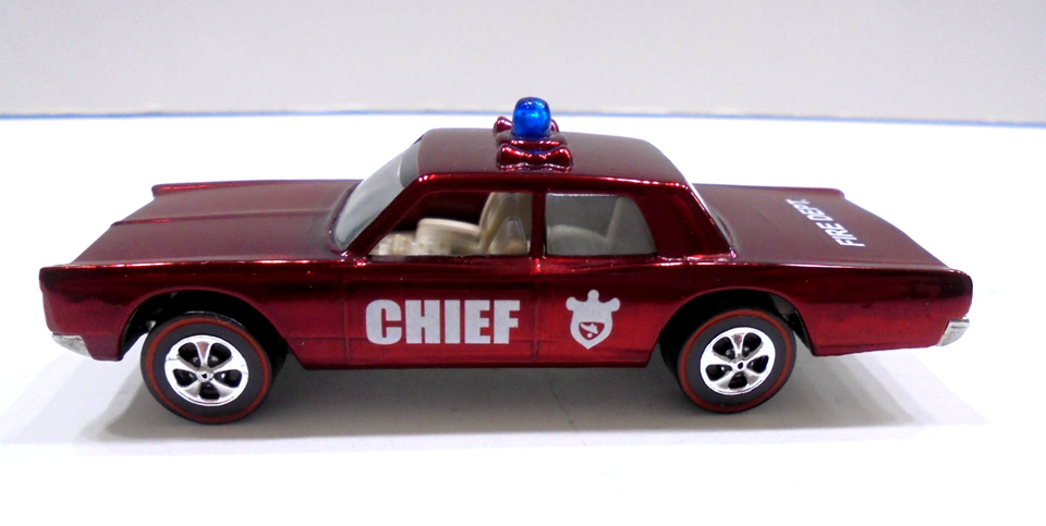 Vintage Redline Hot Wheels FIRE CHIEF CRUISER - Red - Pro-Restoration A ...