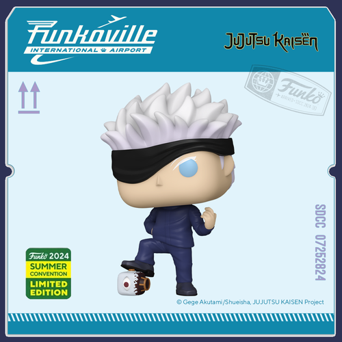 Funko Pop! Jujutsu Kaisen - Satoru Gojo #1608 (SDCC SC 2024) 🚨LIMITED ...