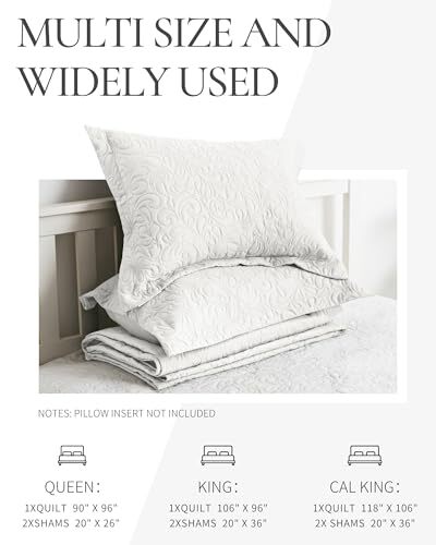 Cal King Quilt Bedding Set, Lightweight Quilts Cal Cal King (118"x 106 ...