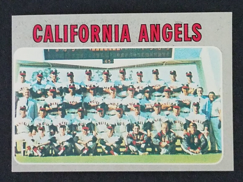 1970 TOPPS BASEBALL ANGELS TEAM CARD #522 EXMT | eBay