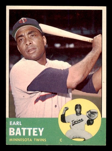 1963 Topps Baseball #410 Earl Battey NM/MT *e2 | eBay