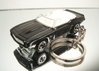 Black 1969 Camaro SS 396 Convertible Key Chain Ring | eBay