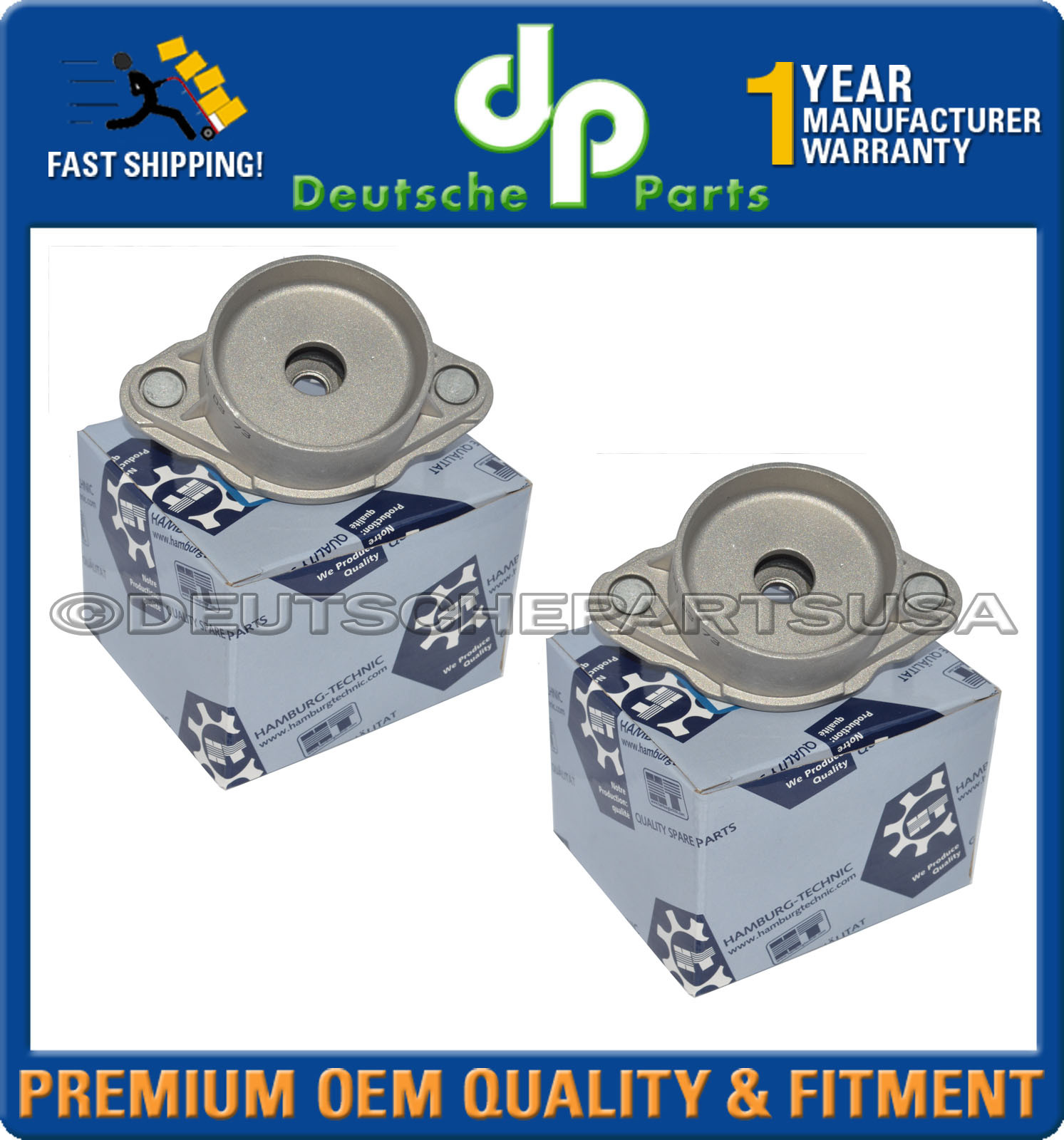 MERCEDES W204 Rear Suspension Strut Mount LH + RH 204 320 03 73 ...