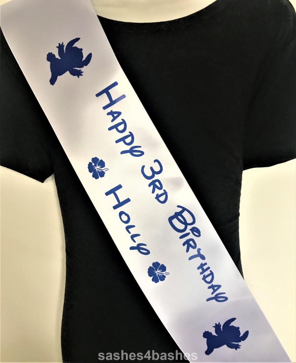 Cartoon Birthday Sash