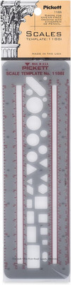 Scales Template, 6 Printed Scales (1188I) | eBay