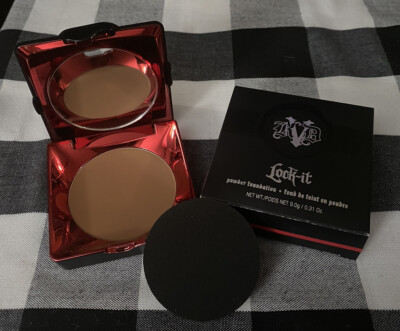 KVD Kat Von D Powder Foundation Lock it 9,0g shade Rich Deep 215 NIB | eBay