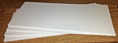 SINTRA PVC MOUNTING SHEET 1/8" X 10.5" X 4.5" SET OF (4) | eBay