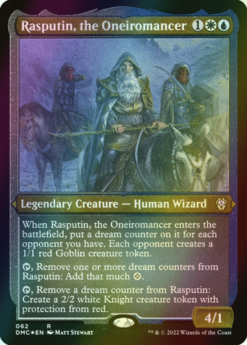 MTG Rasputin, the Oneiromancer Foil ** Dominaria United Commander ** En ...