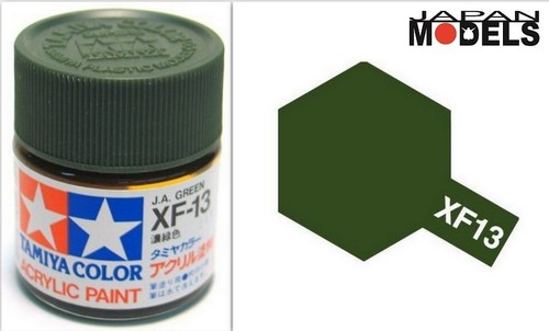 Acrylic Paint - Colore Acrilico 10ml XF-13 XF13 J.A. GREEN 81713 Tamiya Nuovo | eBay