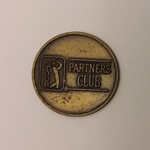PGA Tour Partners Club Golf Ball Marker Token 20mm | eBay
