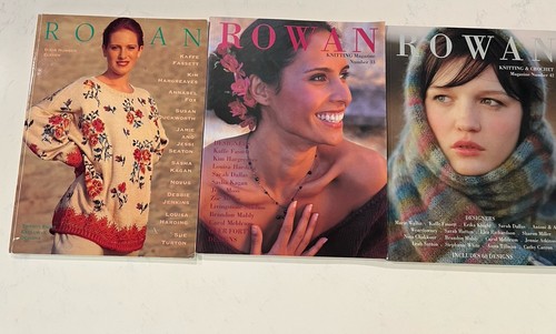ROWAN Knitting and Crochet Magazine Lot Of 3 Numbers Eleven 11 33 42 | eBay