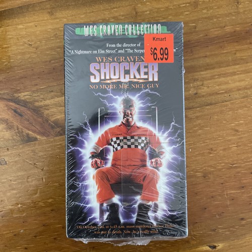 SHOCKER VHS - BRAND NEW & SEALED Wes Craven Horror Film US NTSC | eBay ...