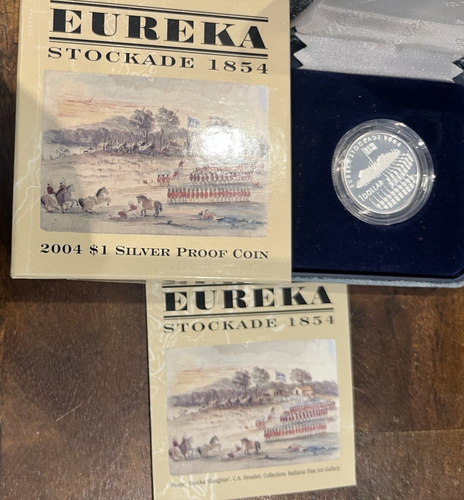 AUSTRALIA 2004 $1 EUREKA STOCKADE PROOF SILVER COIN | eBay