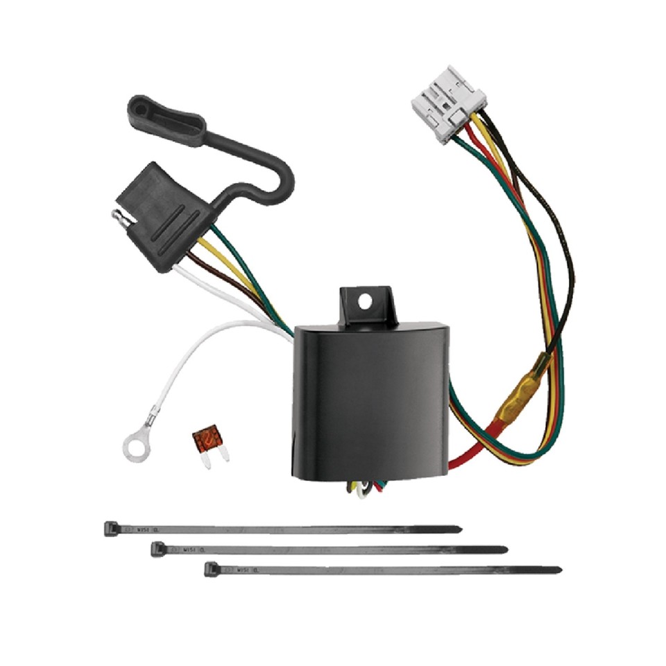 Draw Tite Round Tube Class III Hitch & Wiring Connector for 05-10 Honda ...