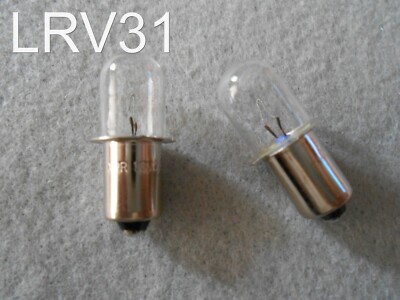 (2) HITACHI 18v VOLT Flashlight Replacement Xenon Bulb 318-767 ...