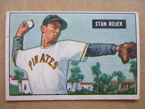 1951 Bowman STAN ROJEK Card #166 St. Louis Cardinals | eBay