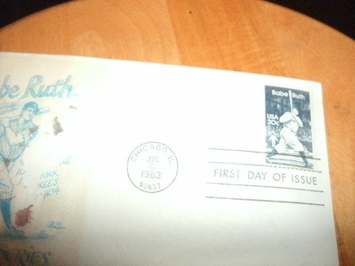 BABE RUTH FIRST DAY ISSUE july 6 1983 ULTRA ULTRA RARE only 5 were ever ...