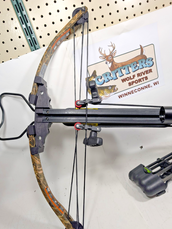 Parker Bushwacker Crossbow Package w/Rope Cocker, Quiver. Bolts and ...