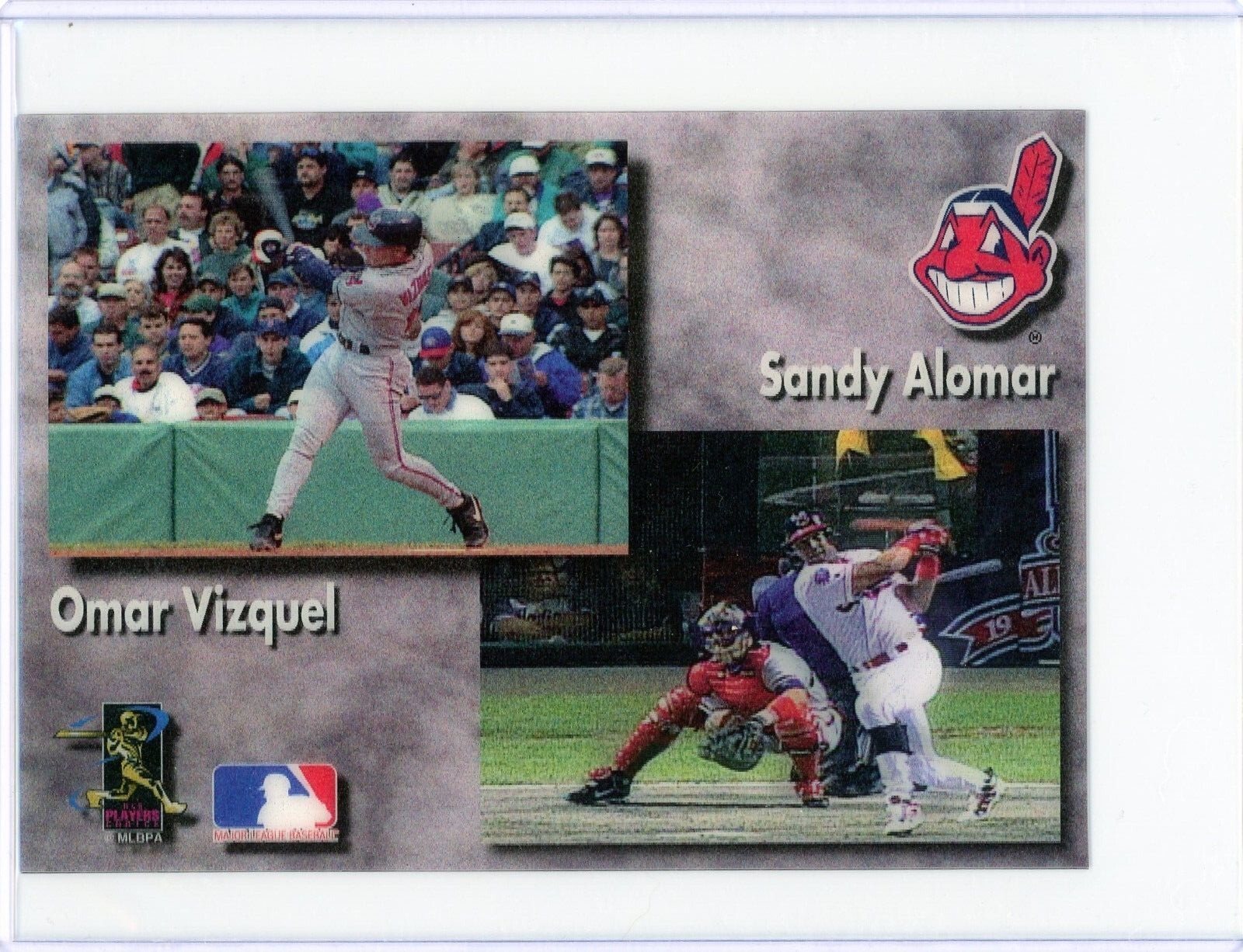 1998 Premier Replays Omar Vizquel & Sandy Alomar Motion Card Cleveland ...