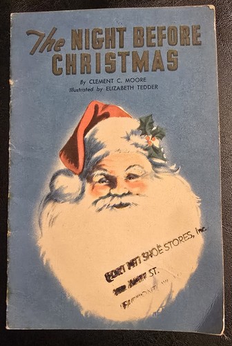 The Night Before Christmas by Clement C Moore (Whitman 1938) Elizabeth ...