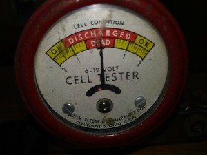 Vintage Automotive Test Equipment, battery tester D.C. VOLT | eBay