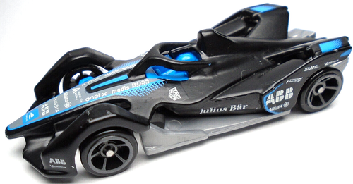 2019 HOT WHEELS FORMULA E GEN 2 JULIUS BAR BLACK 1:64 DIECAST 3" RACE ...