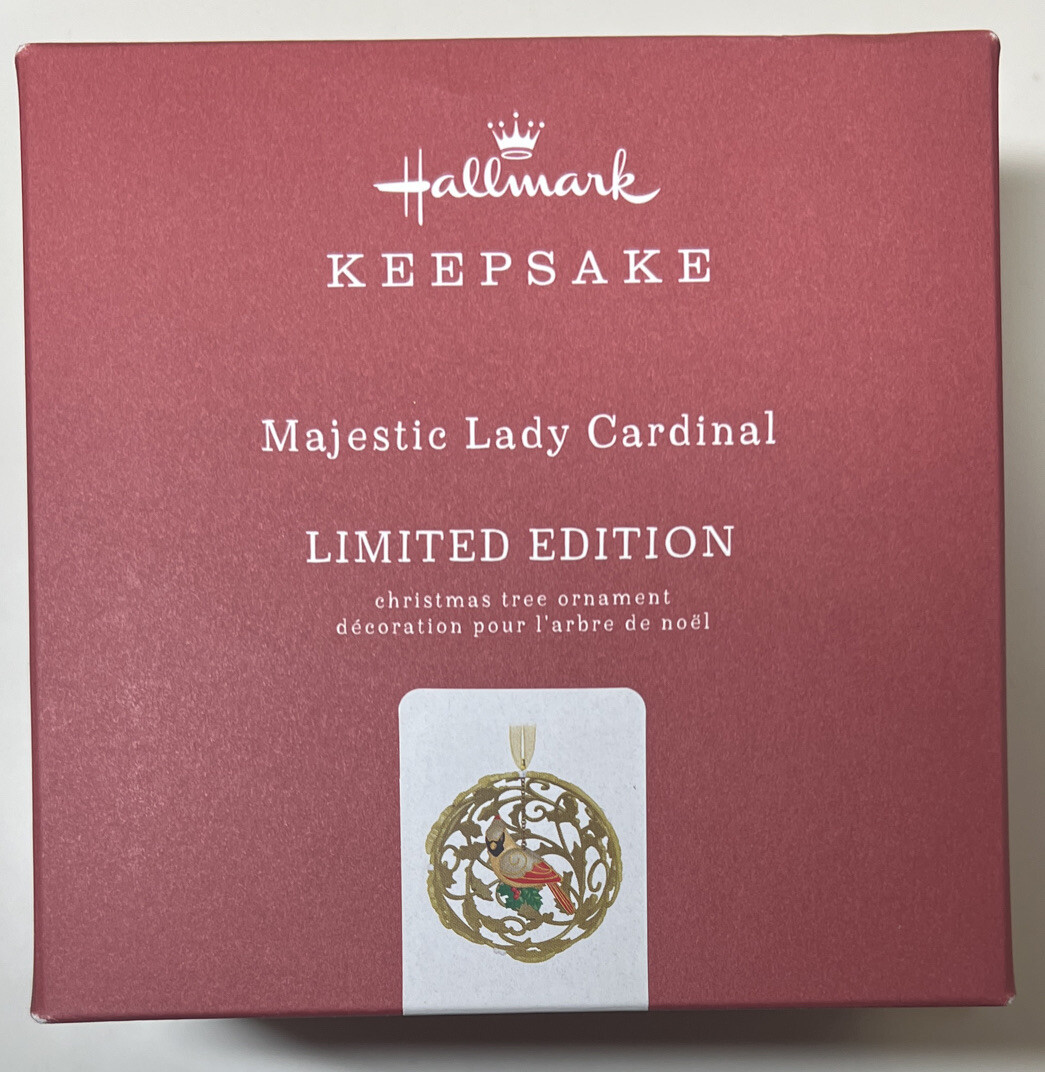 HALLMARK 2019 MAJESTIC LADY CARDINAL PREMIUM METAL ORNAMENT | eBay