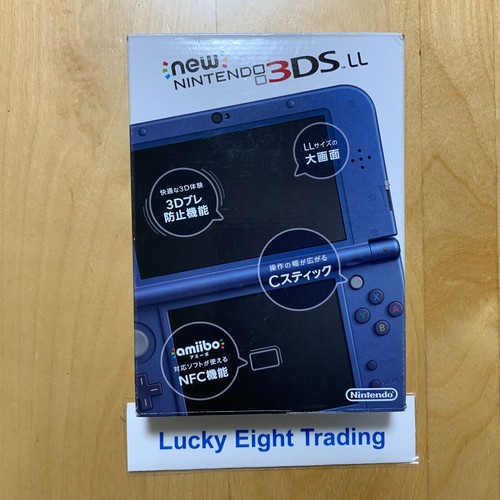 New Nintendo 3DS XL LL Metallic Blue Box Console [N] | eBay UK