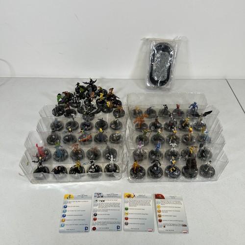 60+ heroclix lot marvel dc + 4 Cards + AVENGERS base | eBay