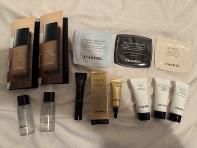 Chanel Skincare + Makeup Sampler - Foundation, Serum, Eye Cream ...