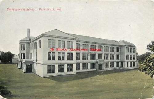 WI, Platteville, Wisconsin, State Normal School, Exterior View | eBay