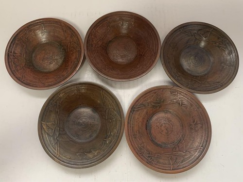 Chataku Teacup saucer Sencha Copper Saucer Tea Tray Japanese Pine ...