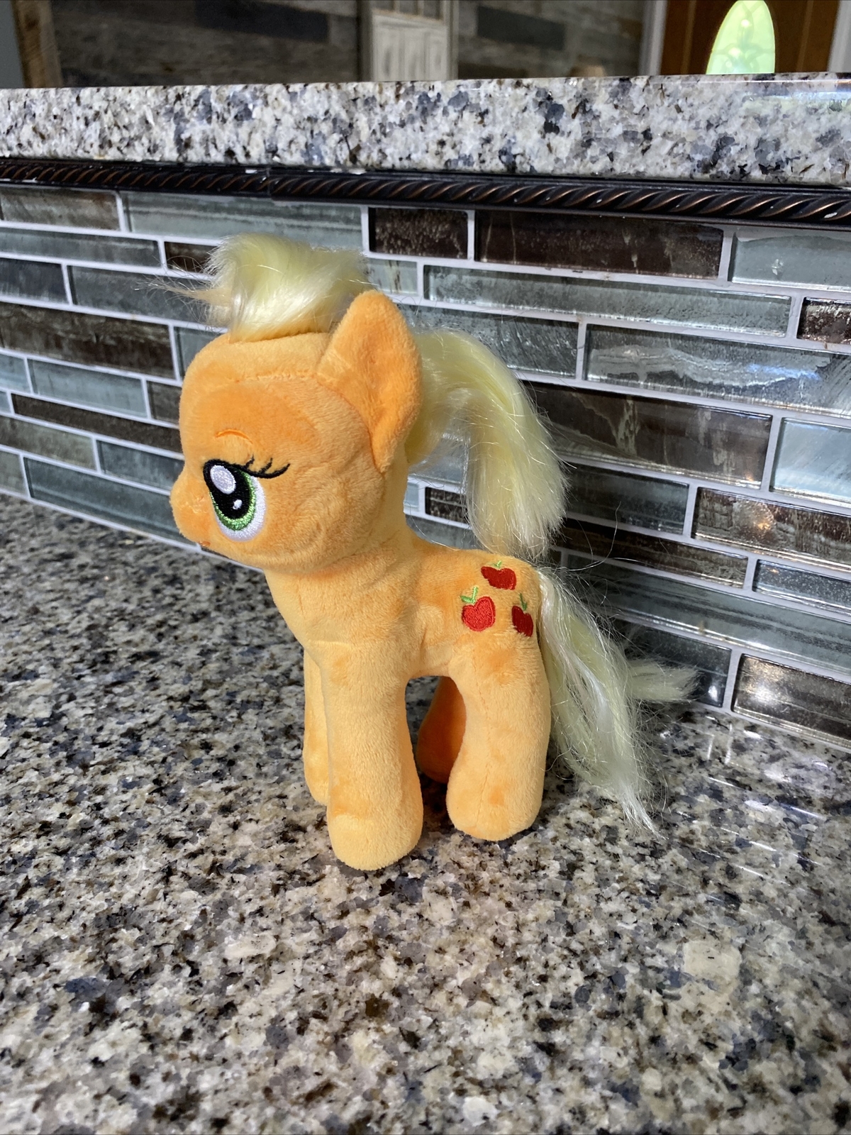 My Little Pony Applejack Orange Pony animals Plush Doll 6.5” Hasbro ...