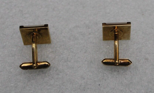 Vintage Men's Gold Tone & Mother Of Pearl Cufflinks In H.Samuel Jewellery Box | eBay UK