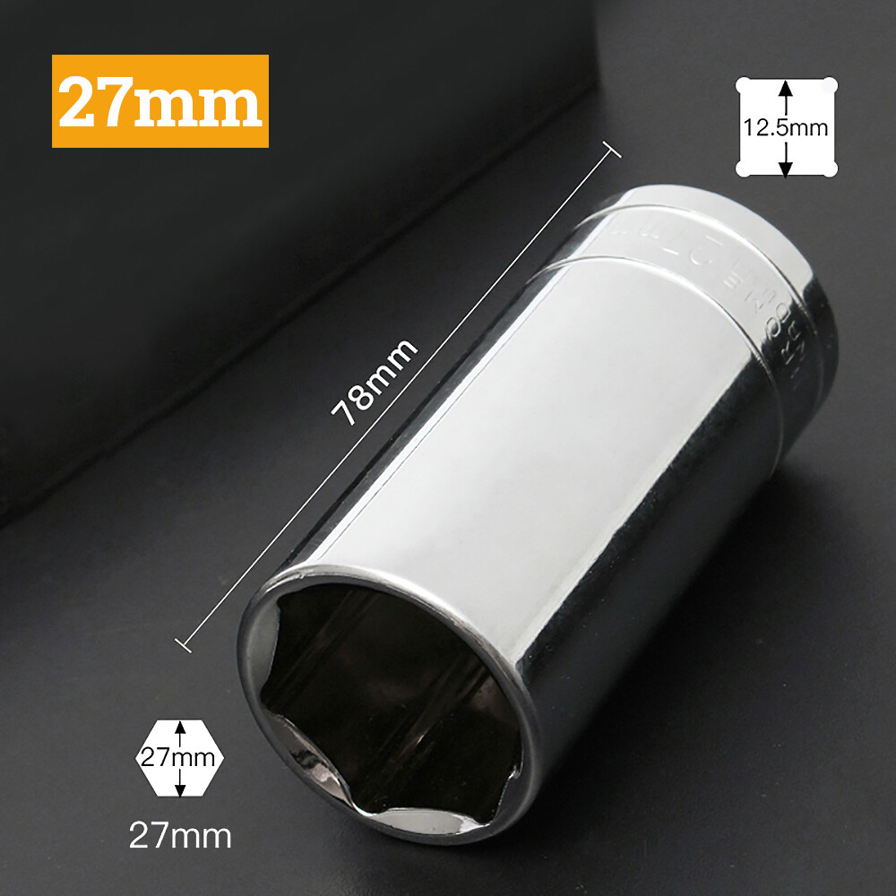 1/2" Drive 6 Point Shallow & Deep Metric Socket 8mm-32mm Standard ...