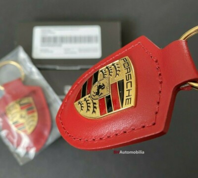 AUTHENTIC PORSCHE KEYCHAIN IN CLASSIC RED KEY RING 911 | eBay