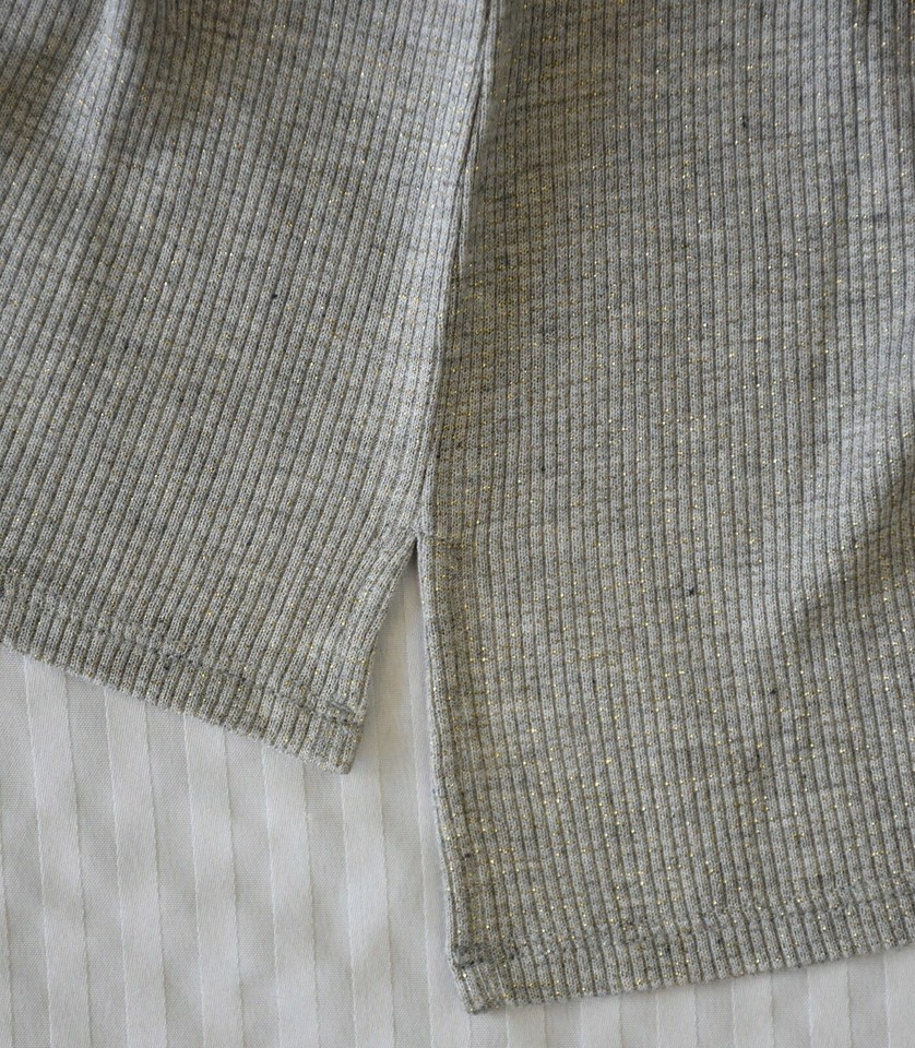 ATM NWT $245 SPARKLE WRESTLER HENLEY GREY/GOLD TANK. SZ S | eBay