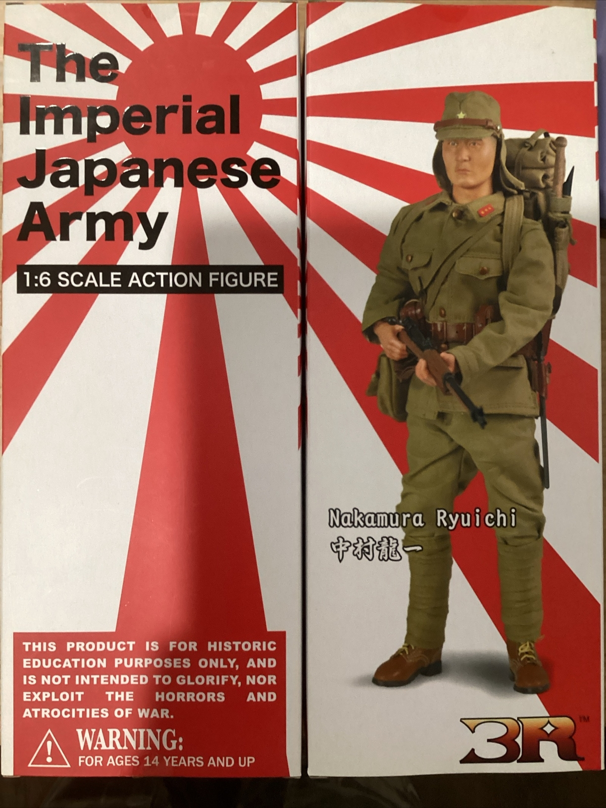 3R JP602 Imperial Japanese Army Nakamura Ryuichi 1/6 Scale figure rare ...