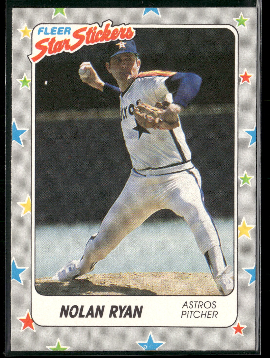 1988 Fleer Star Stickers #88 Nolan Ryan Houston Astros | eBay
