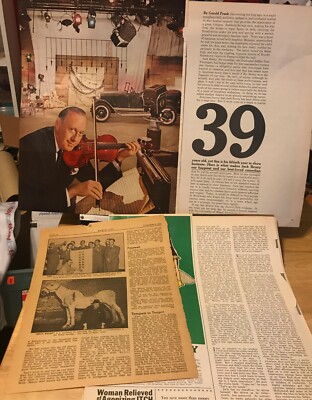 Jack Benny Clippings. 39 Years Old, Yet 50th Year in Show Biz. 1942 ...