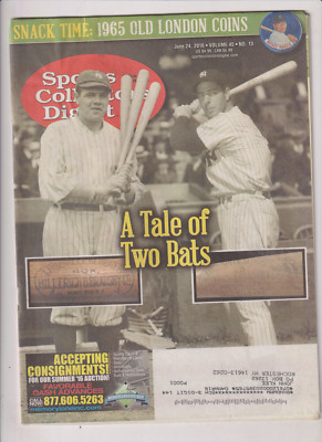 Sports Collector's Digest Mag Babe Ruth June 24, 2016 012720nonr | eBay
