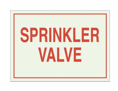 Brady 85541 SPRINKLER VALVE 10x7 Plastic Sign | eBay